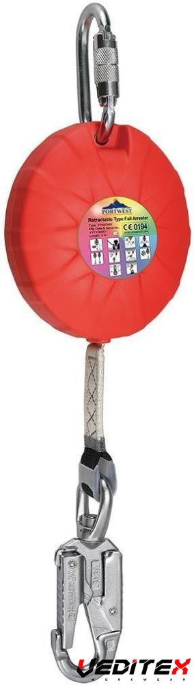 Enrouleur anti chute [PORTWEST] Protection antichute, modèle FP40